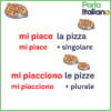 The verbs Piacere and Mancare in Italian - Parla Italiano