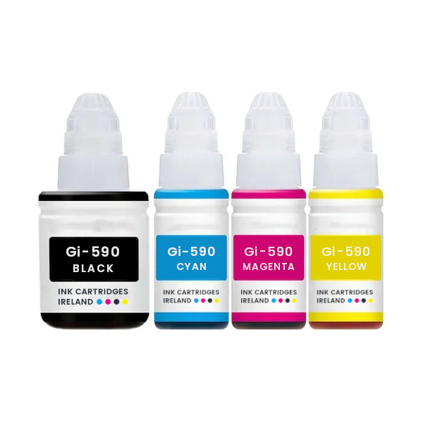 Compatible Canon GI-590 Ink Bottles 4-Pack